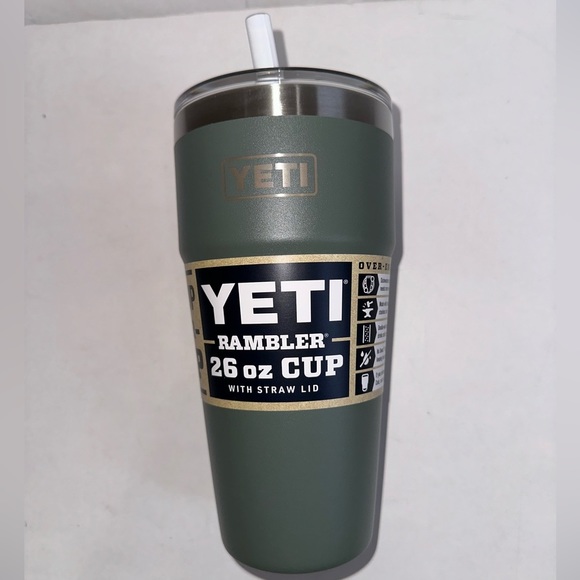 Yeti | Kitchen | Yeti Rambler 26ounce Stackable Cup Tumbler With Straw Lid Nwt | Poshmark